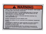 7330000713 DECAL WINCH WARNING – Truck Source